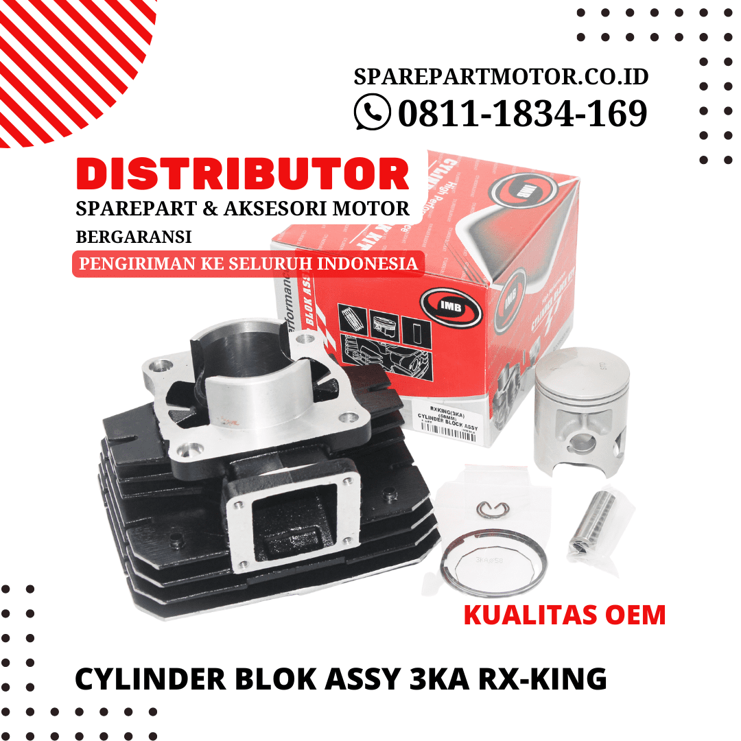 Cylinder Blok Assy 3KA RX-KING - Sparepart Motor