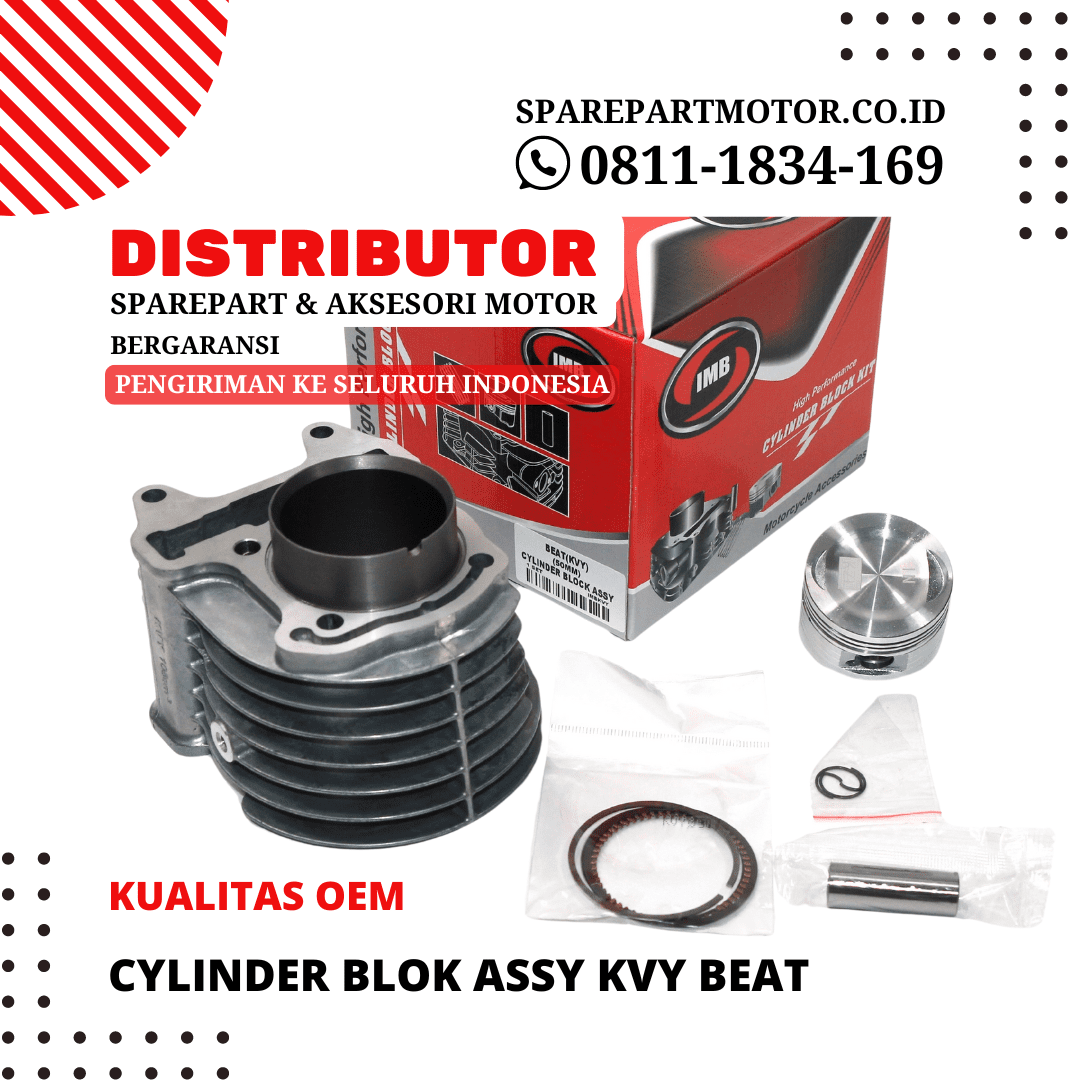 Cylinder Blok Assy KVY BEAT - Sparepart Motor